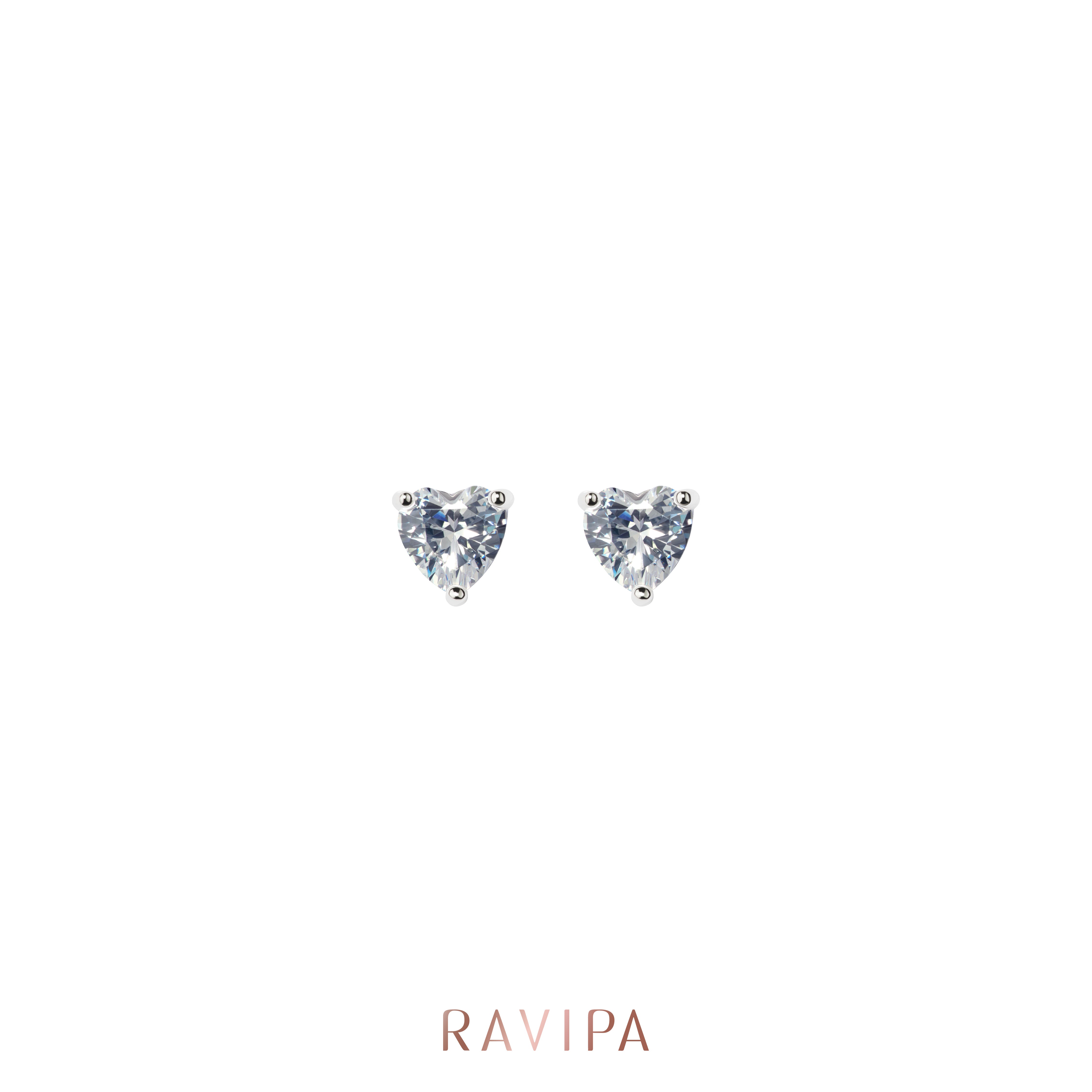 Heart Essential Diamond Earrings – RAVIPA