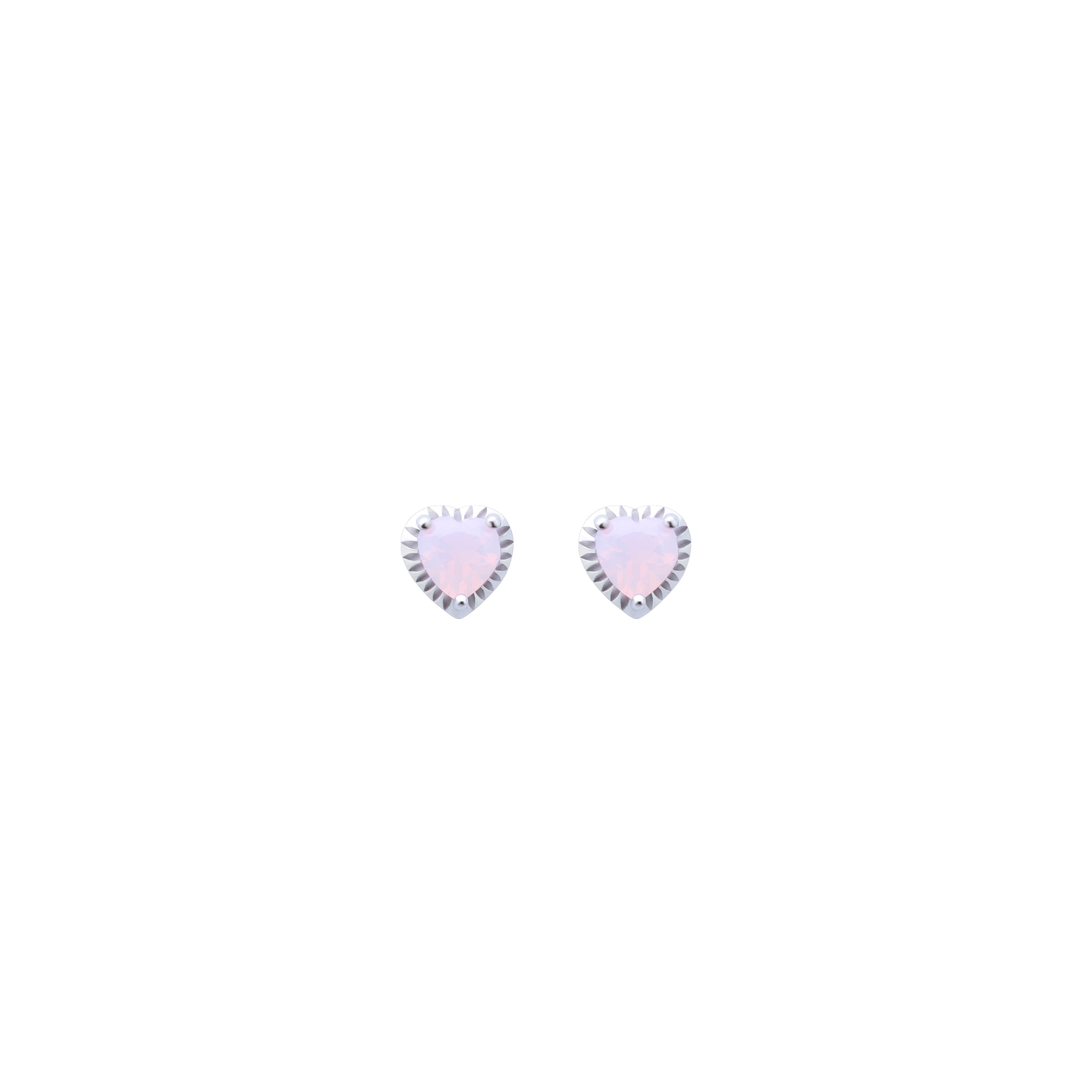 Guanyin Heart Silver Studs – RAVIPA