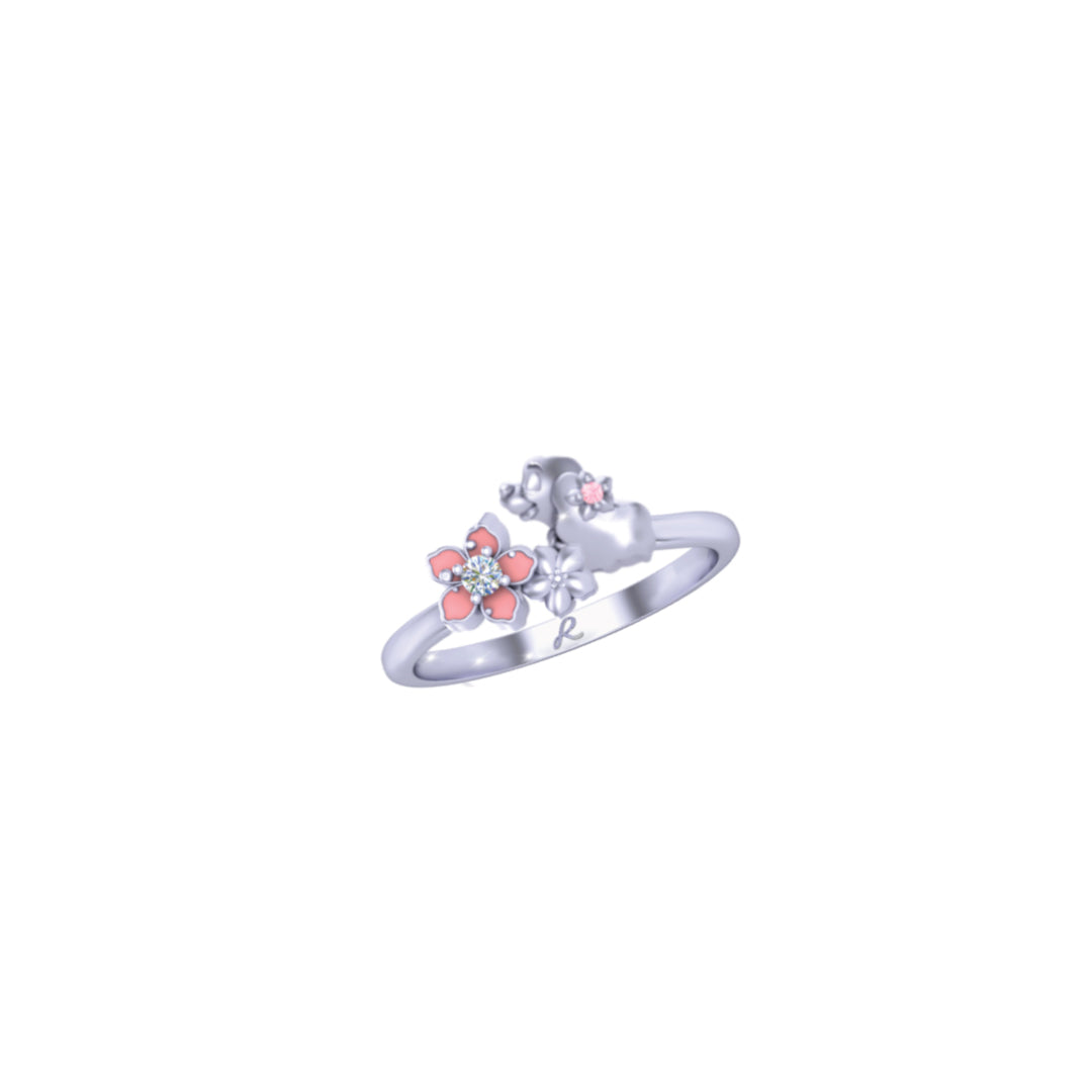Lady Flower Silver Ring – RAVIPA