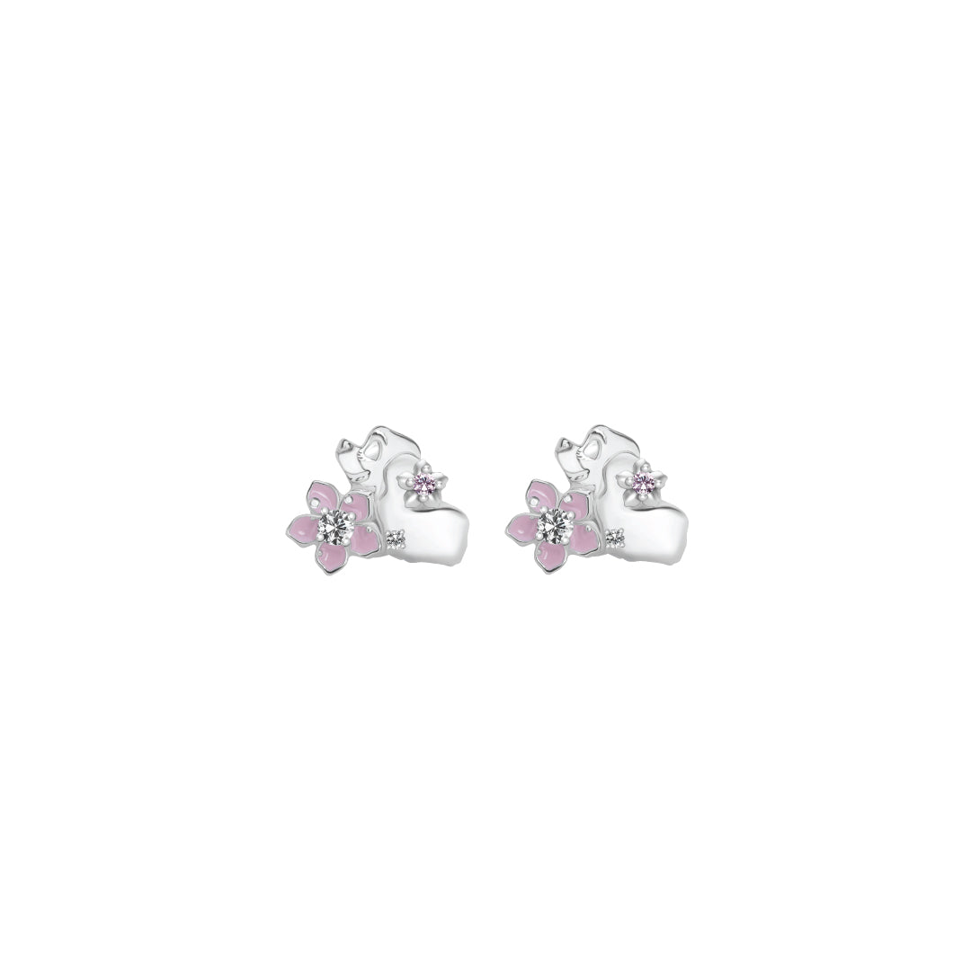 Lady Blooming Silver Studs – RAVIPA