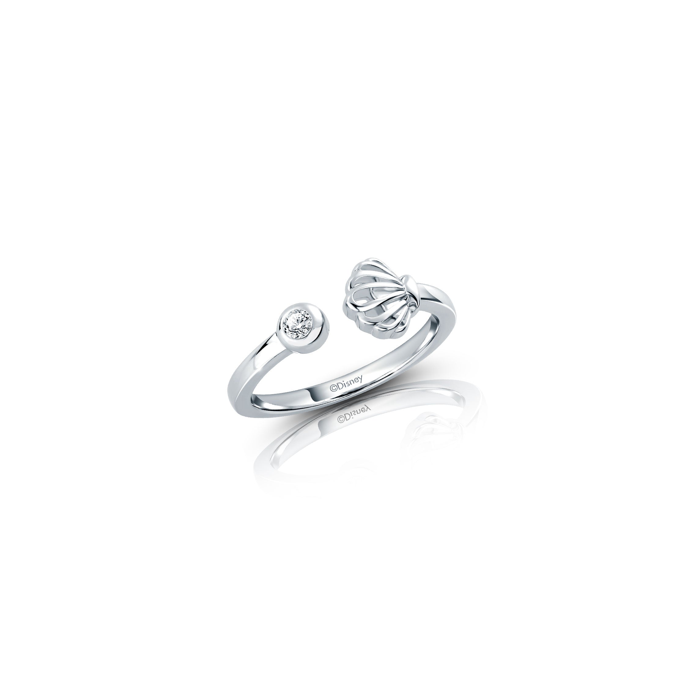 The Little Mermaid Cockle Silver Ring – RAVIPA