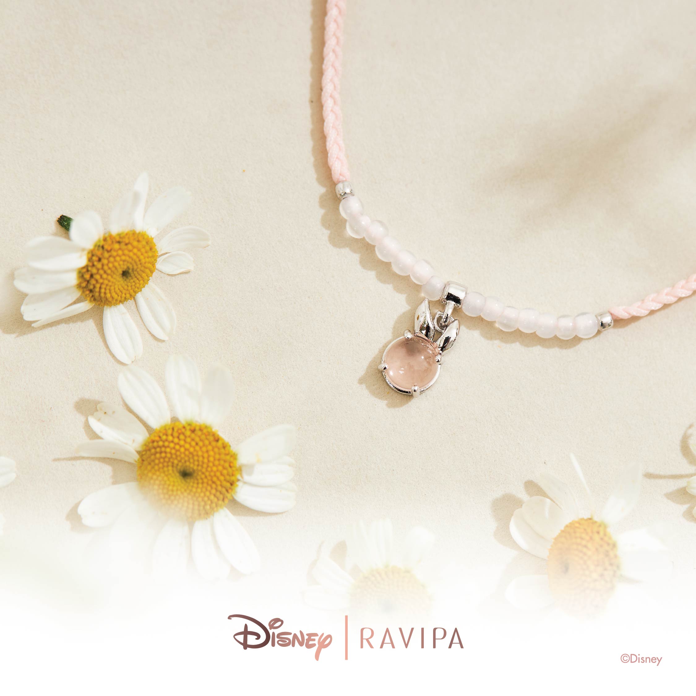 Crystal Miss Bunny & Rose Quartz Bracelet – RAVIPA