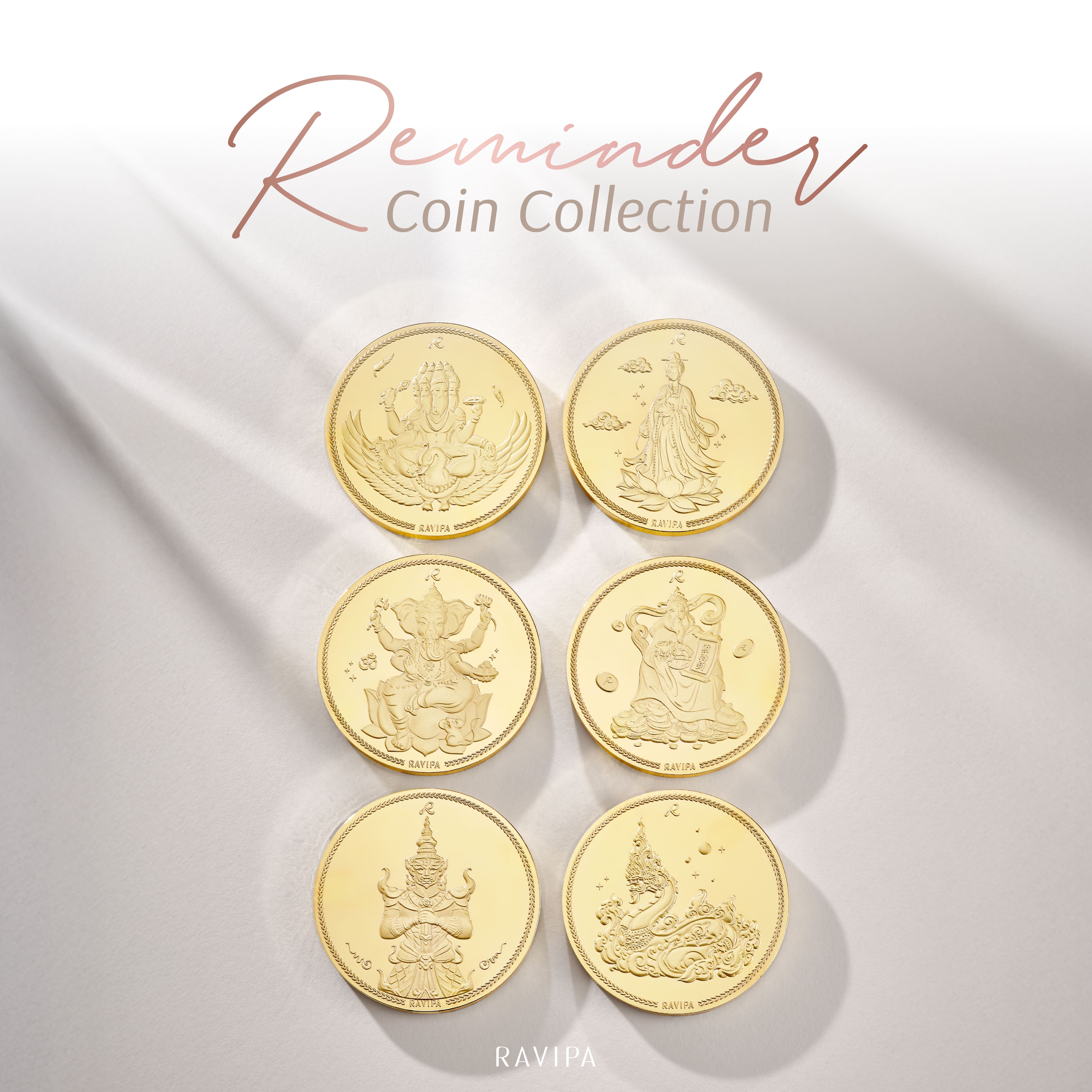 Reminder Coin Collection - A Golden Charm of Fortune, Success & Protec ...