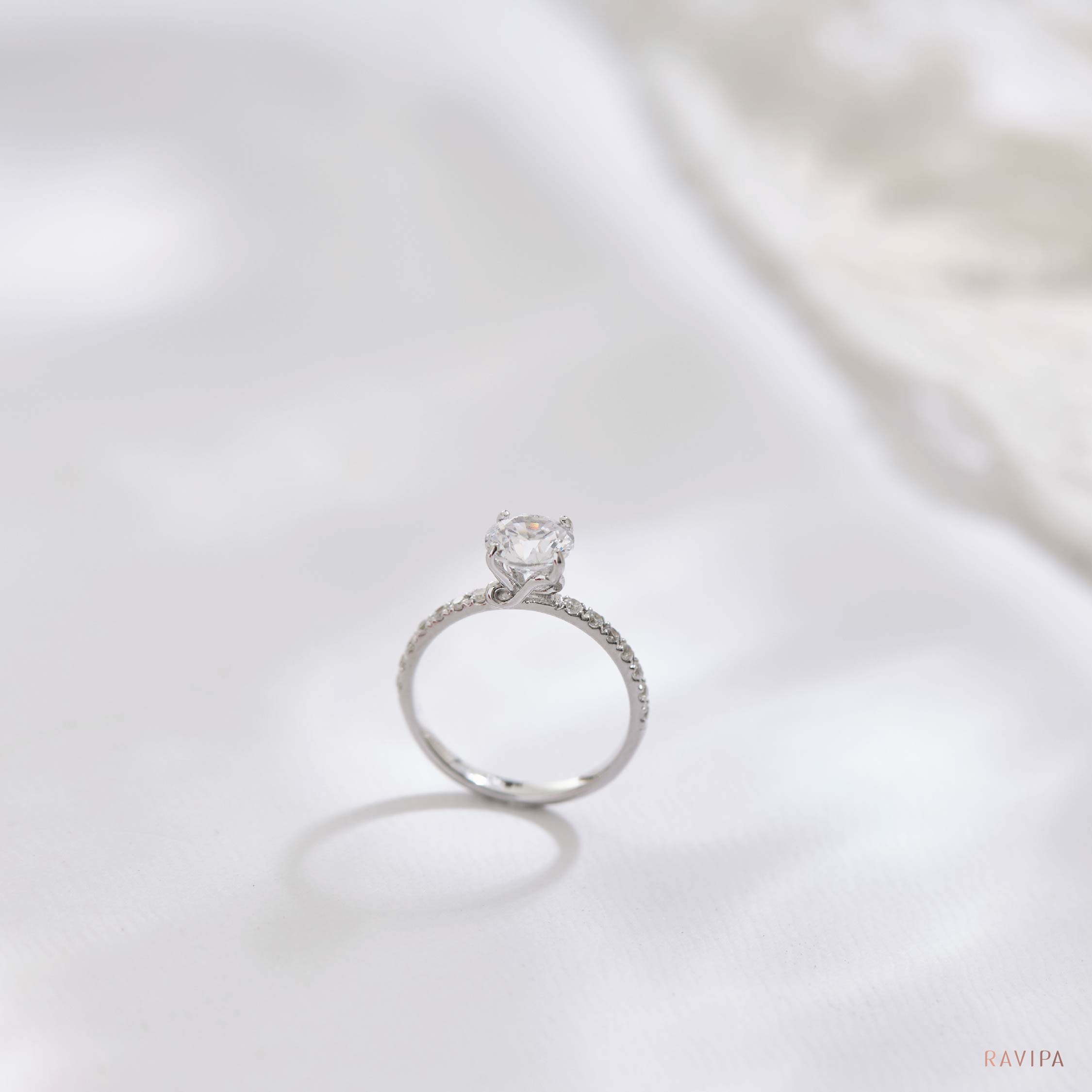 Diamond Infinity Engagement Ring – RAVIPA