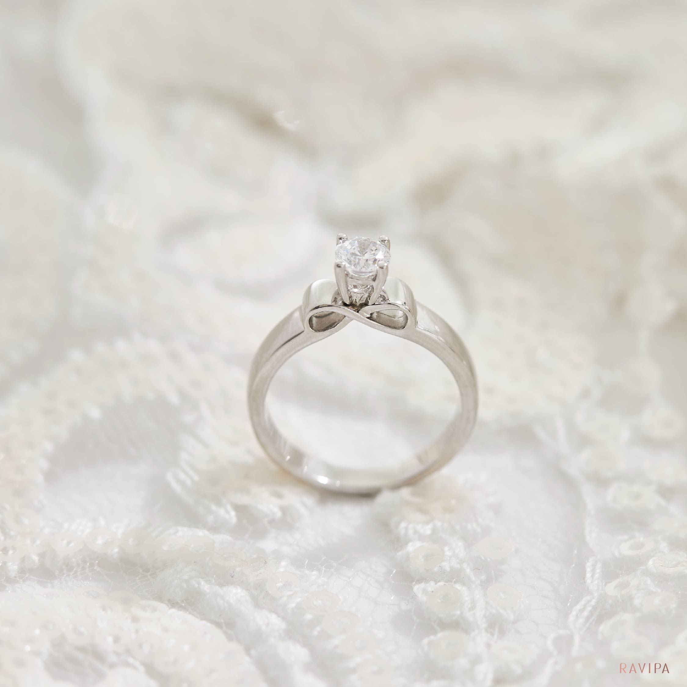 The First Infinity Engagement Ring – RAVIPA