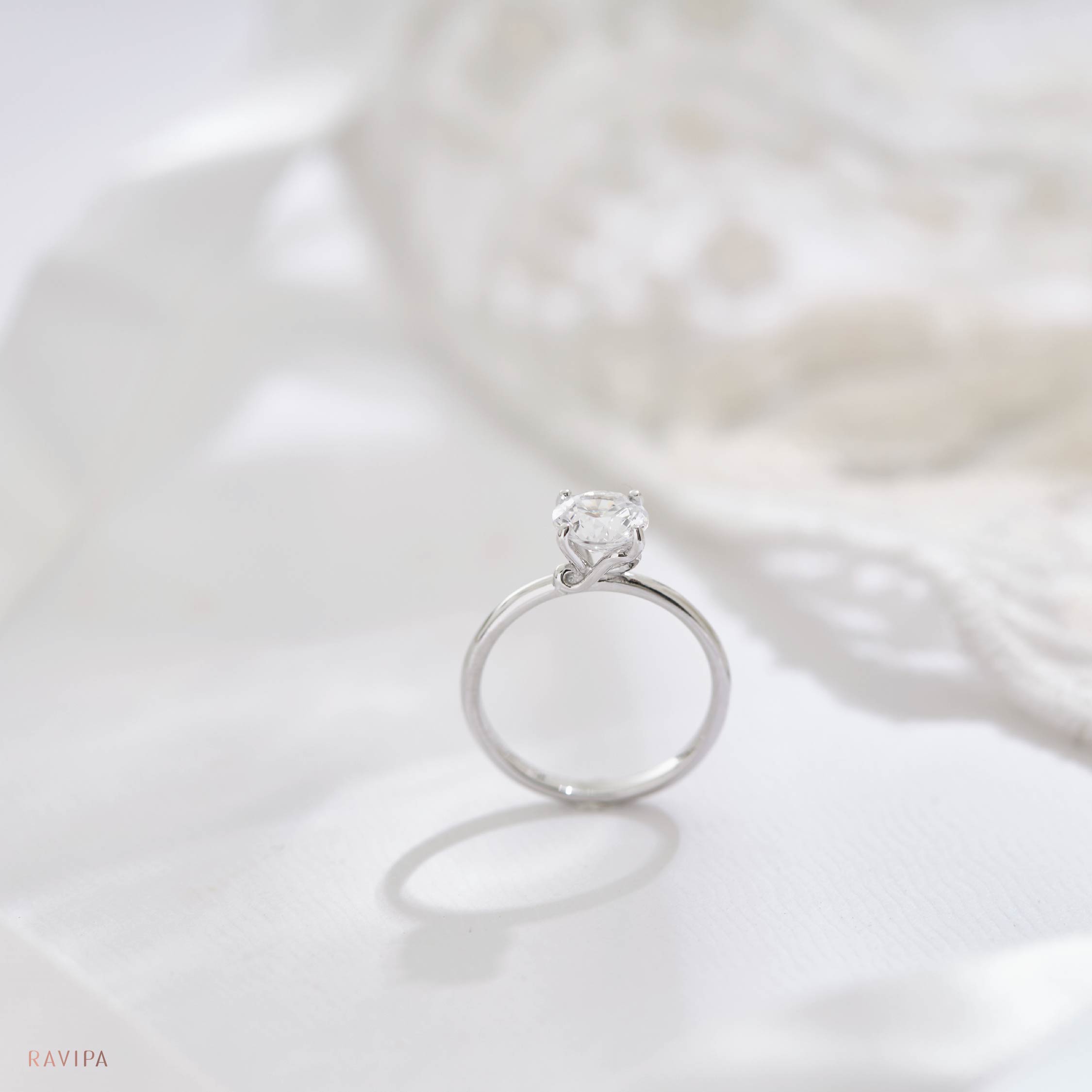 Classic Infinity Engagement Ring – RAVIPA