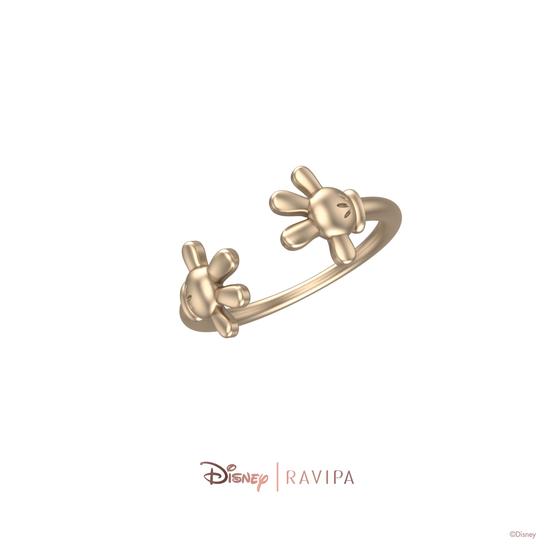 Gold Mickey Mouse Ring – RAVIPA