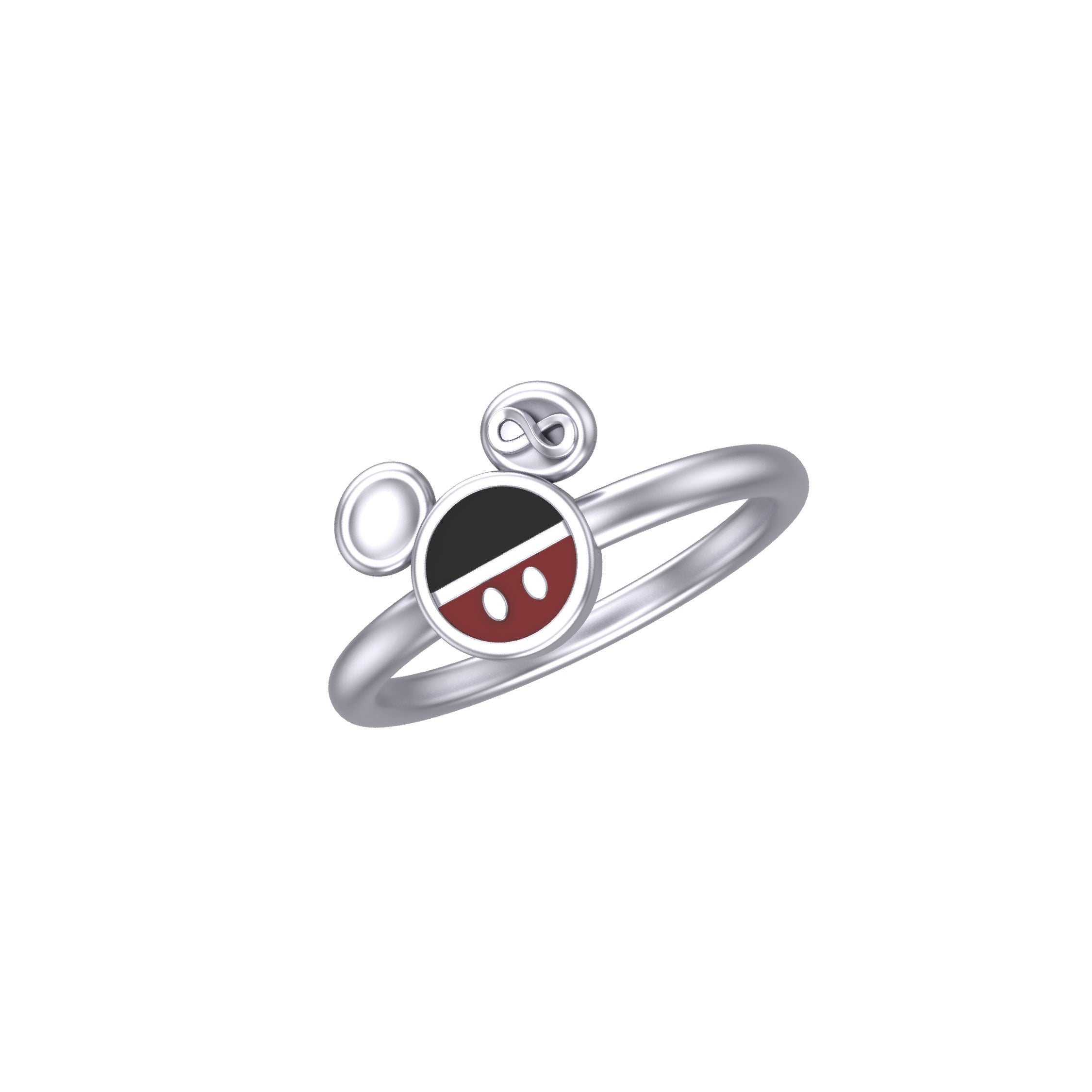 Mickey Mouse Classic Silver Ring – RAVIPA