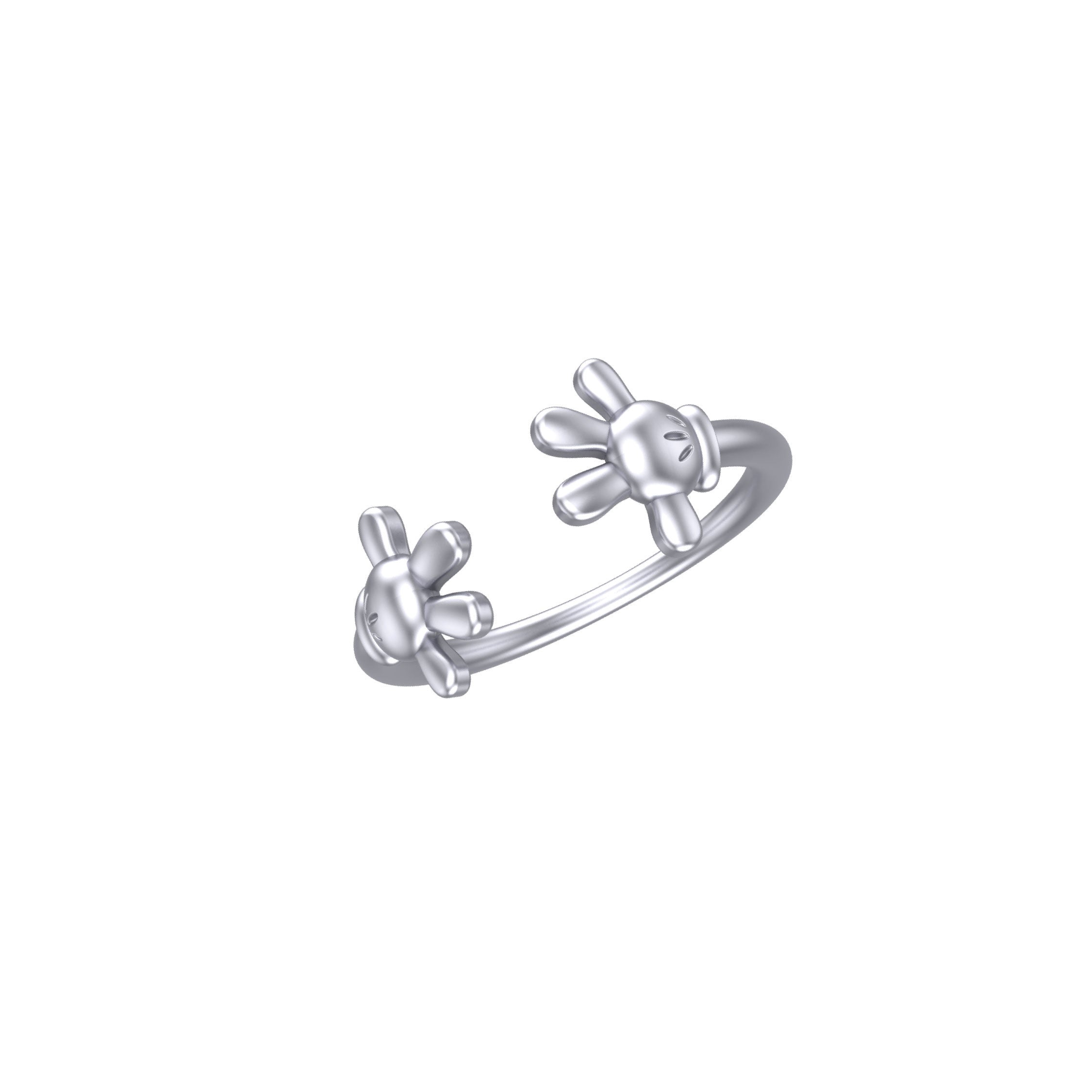 Mickey Mouse Hand Silver Ring – RAVIPA