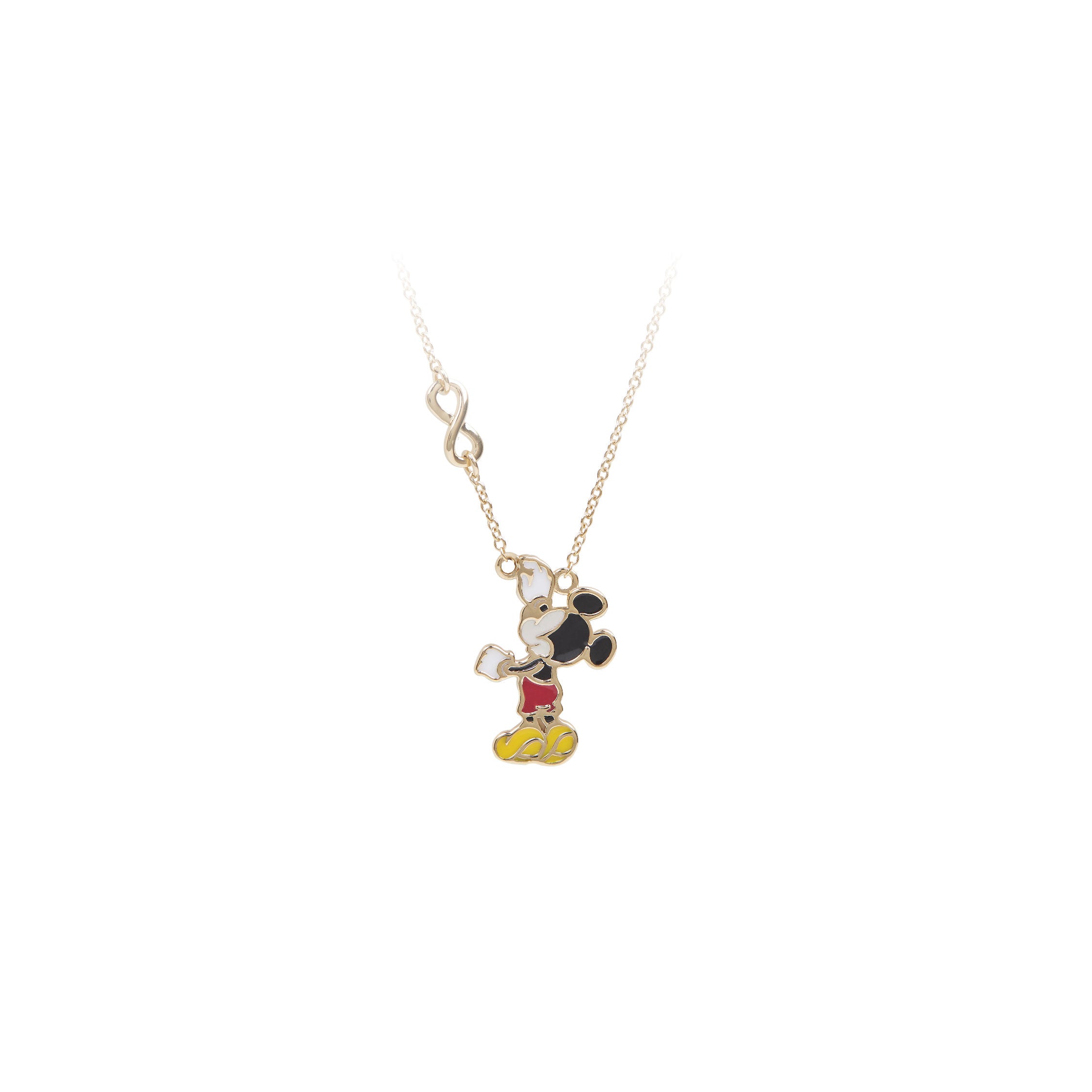 Mickey Mouse Infinity Gold Necklace – RAVIPA