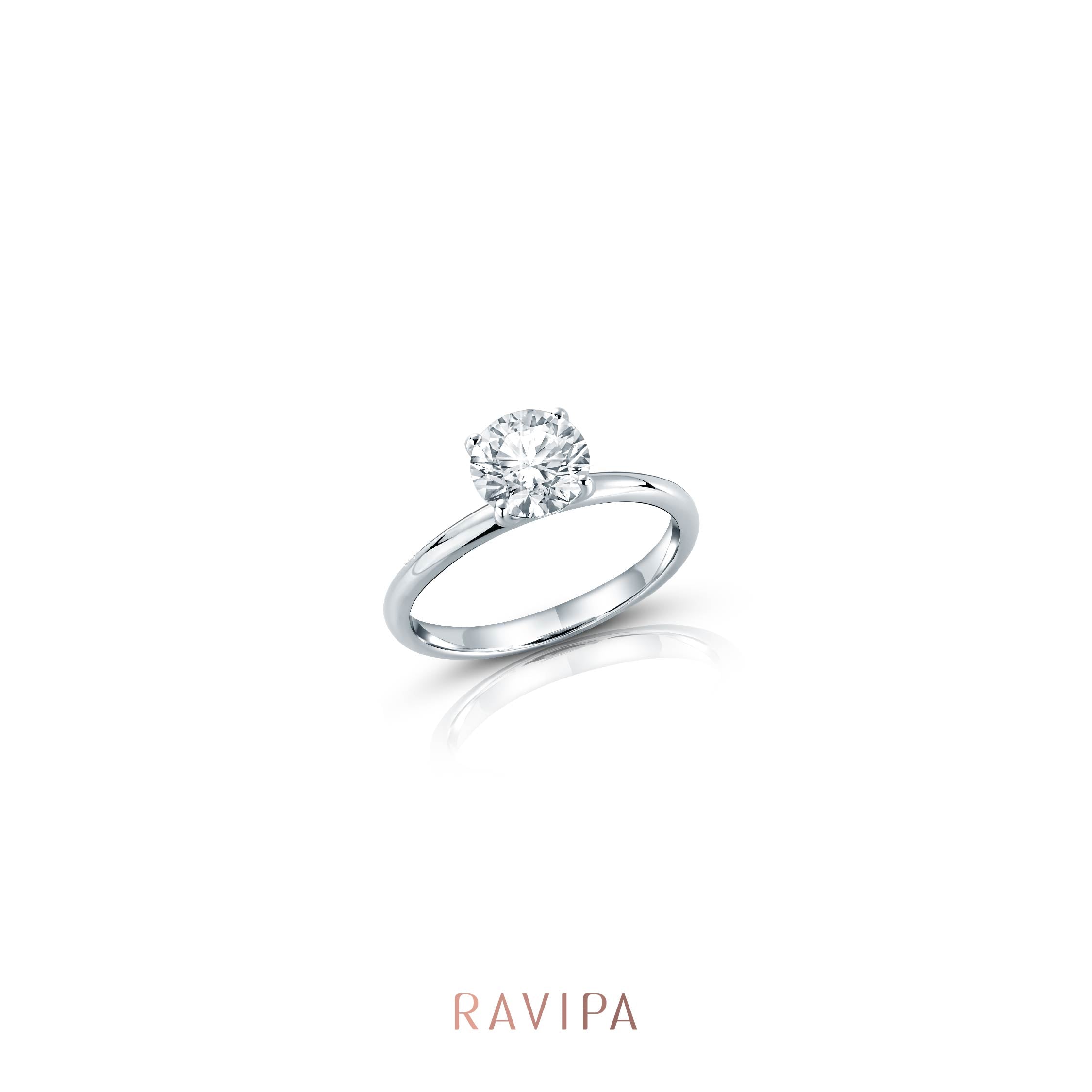 Infinity Classic Engagement Ring – RAVIPA