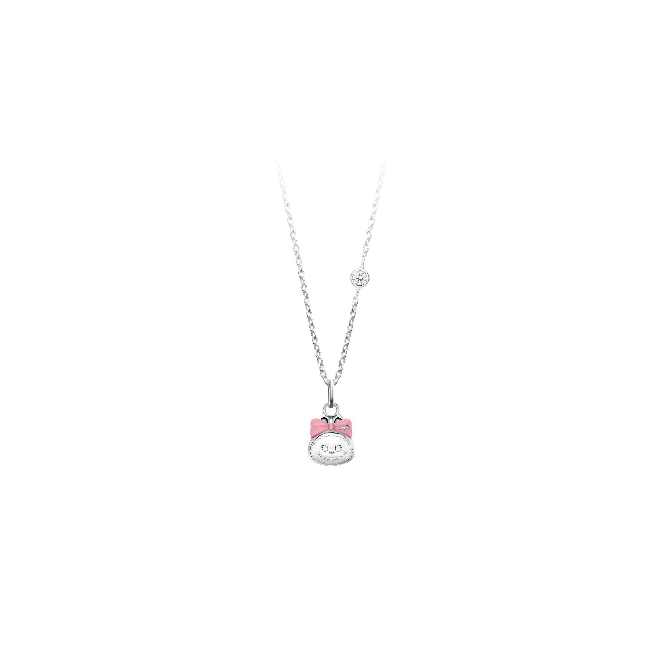 Labubu Baby Heart Diamond Necklace – RAVIPA