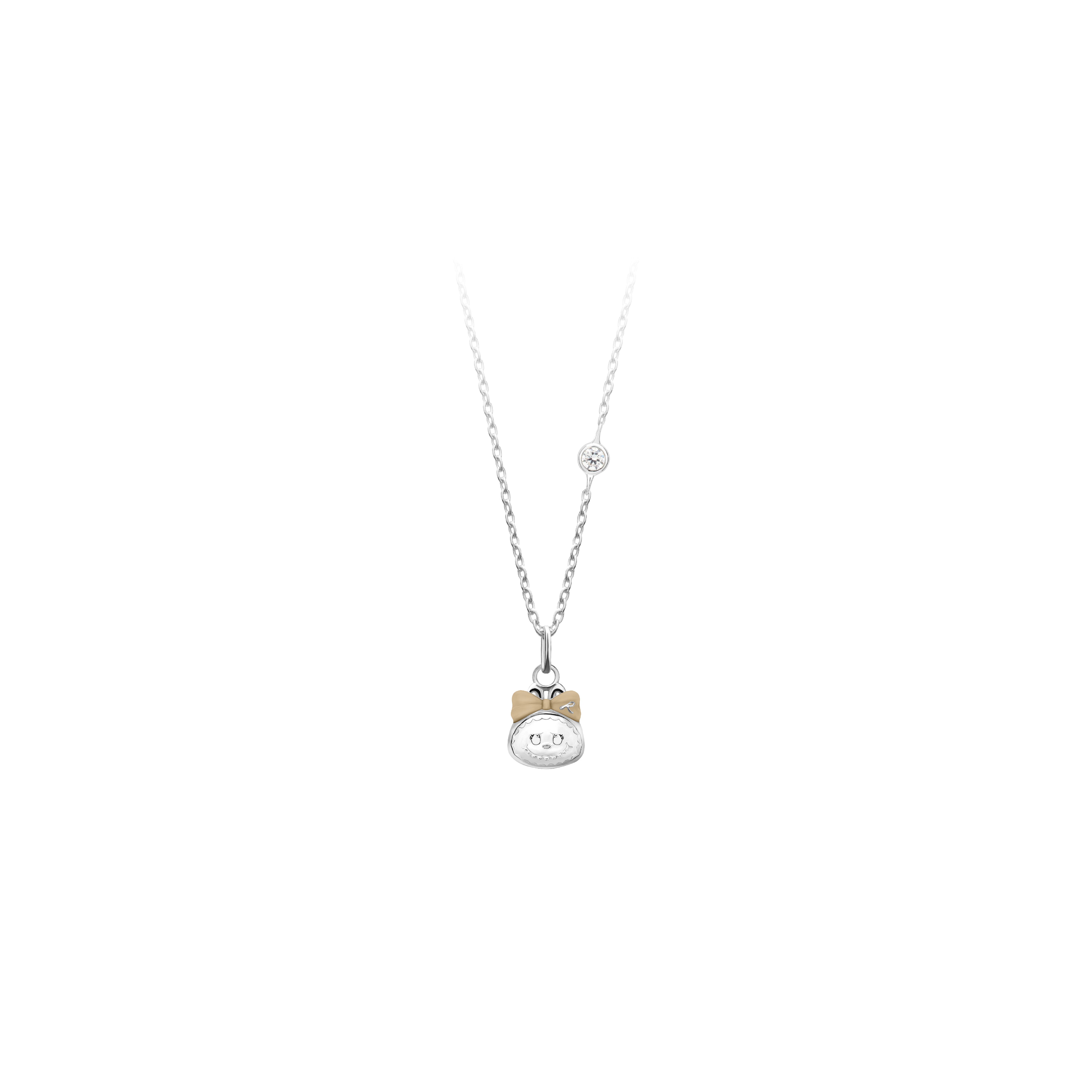 Labubu Baby Northstar Diamond Necklace – RAVIPA