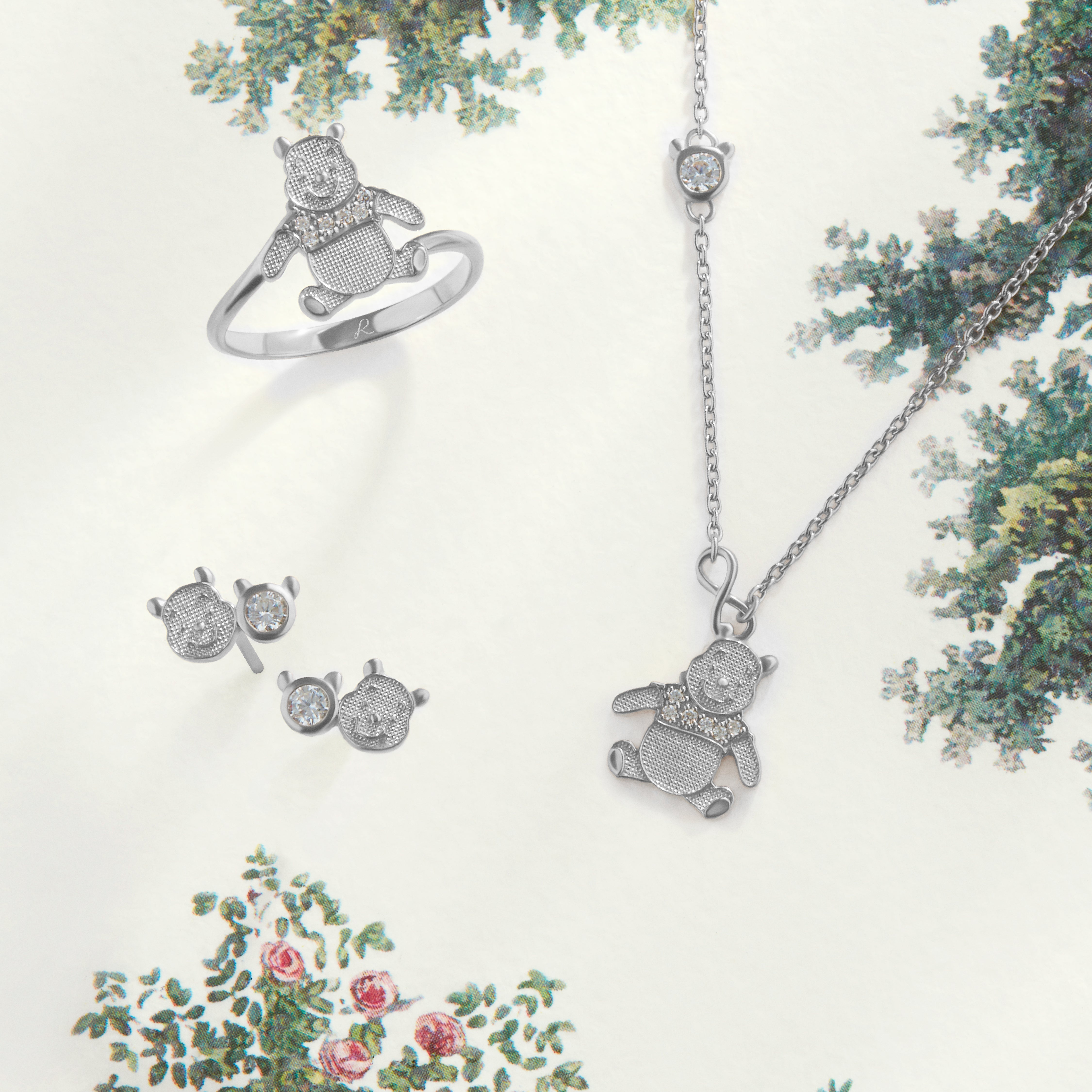 Silver Winnie the Pooh Signature Ring – RAVIPA