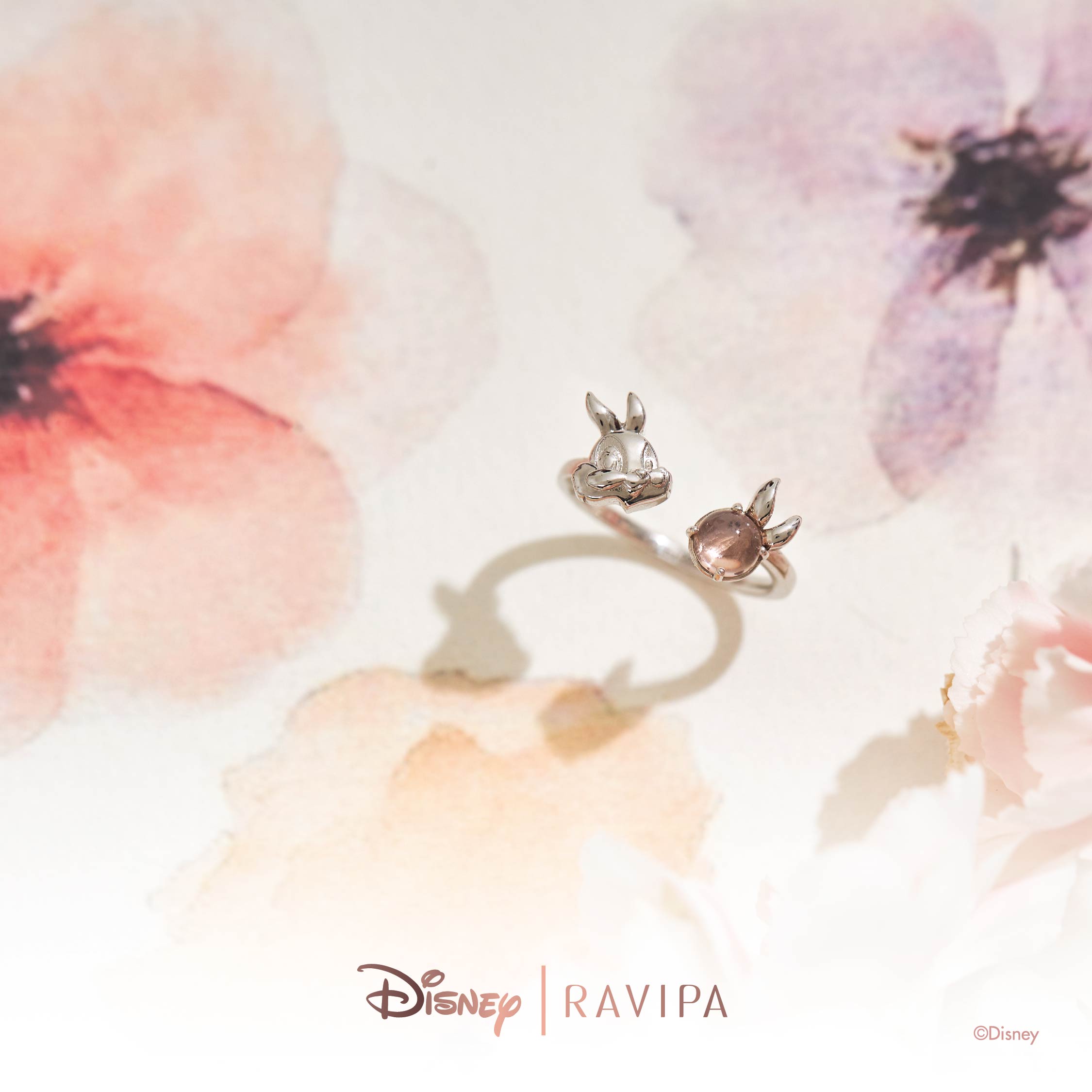 Crystal Silver Miss Bunny Ring – RAVIPA