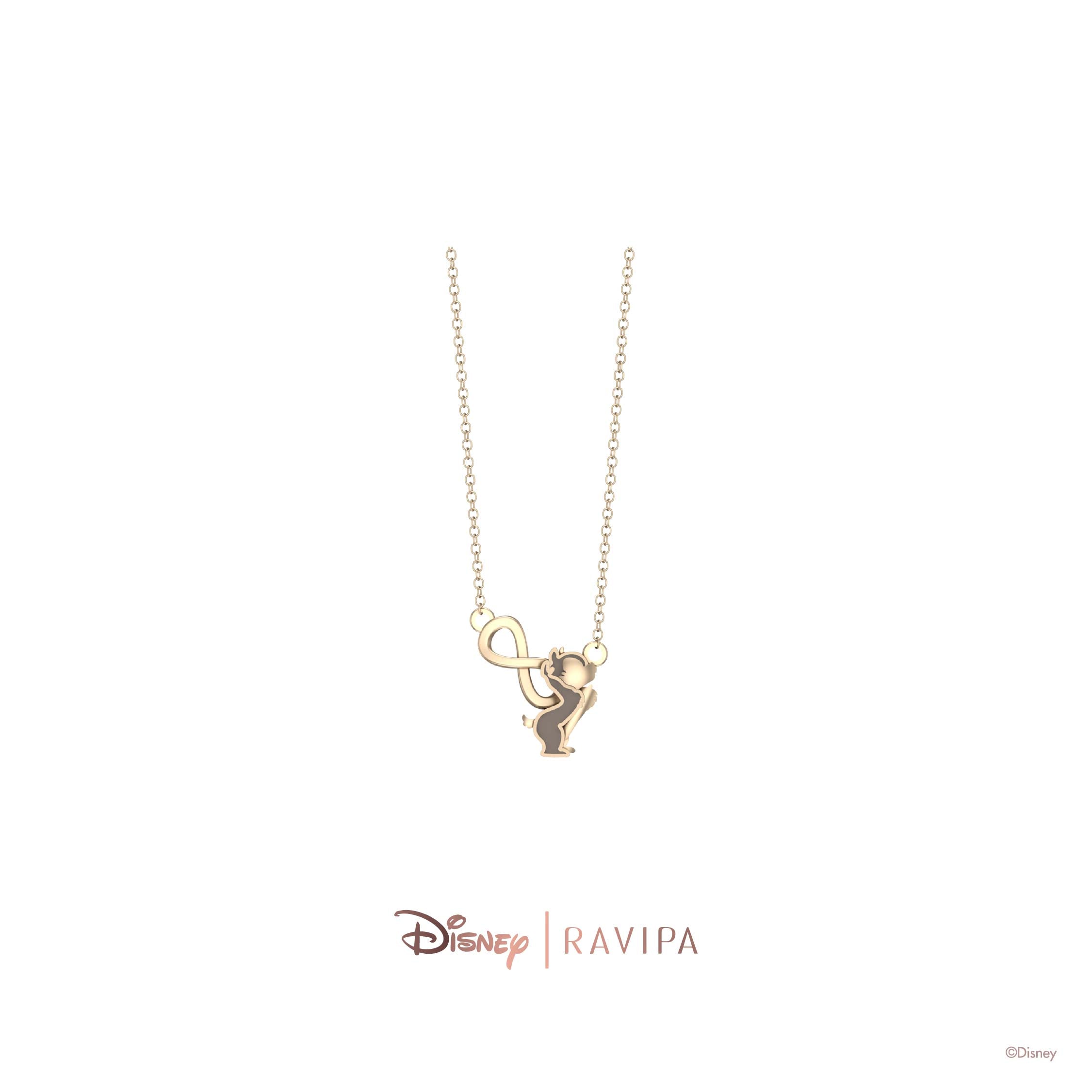Chip Signature Gold Necklace – RAVIPA