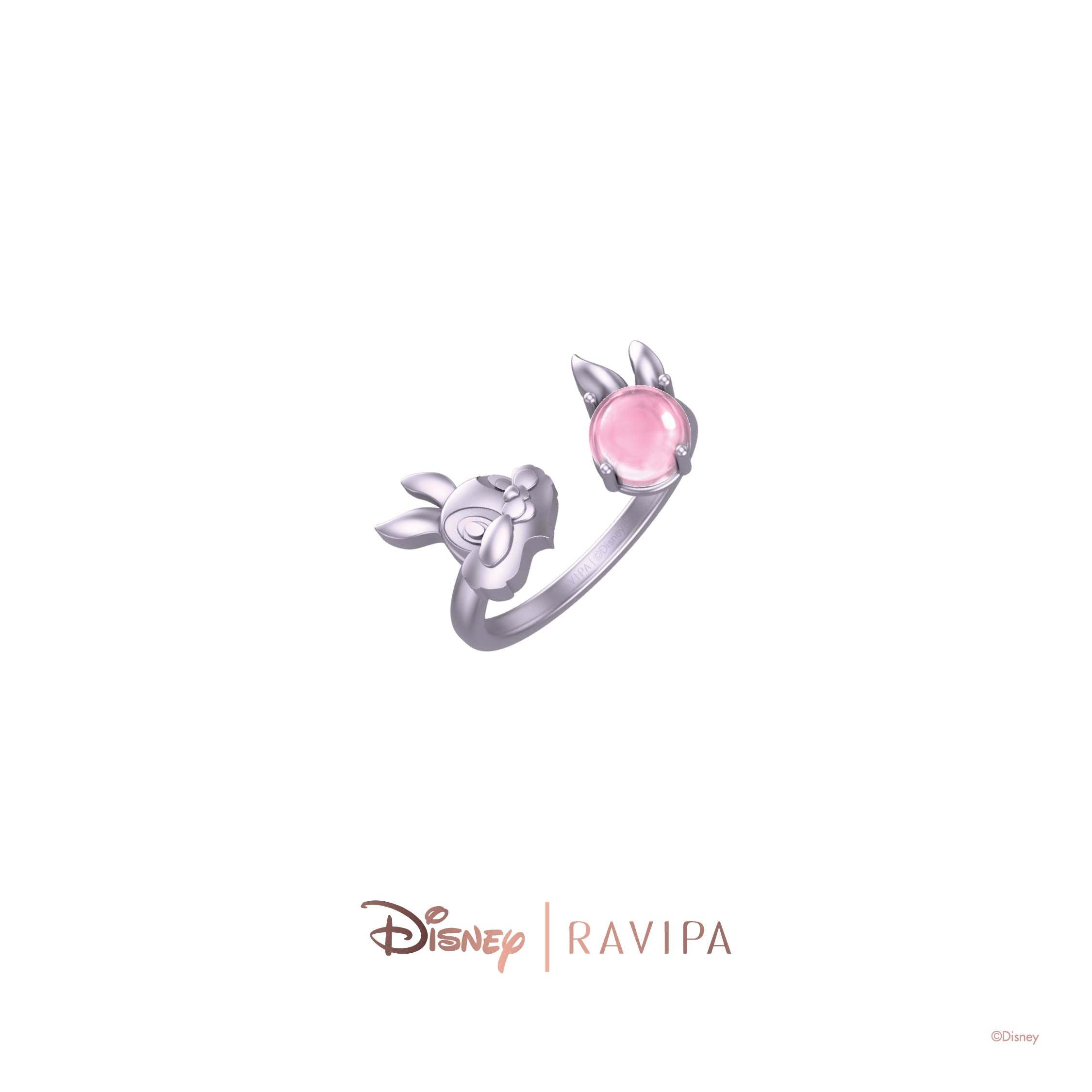 Miss Bunny Crystal Silver Ring – RAVIPA